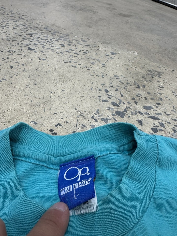 Vintage 90s Ocean Pacific Pro Graphic Tee Single Stitch Skate Surf ...