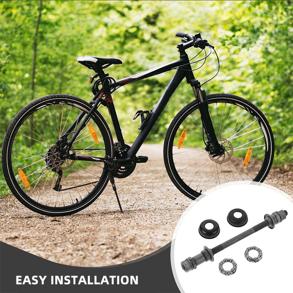 1 Sets Bicycle Front Hub Kit 140 Mm Quick Release Mountain Bike Shaft Axle For | eBay Australia