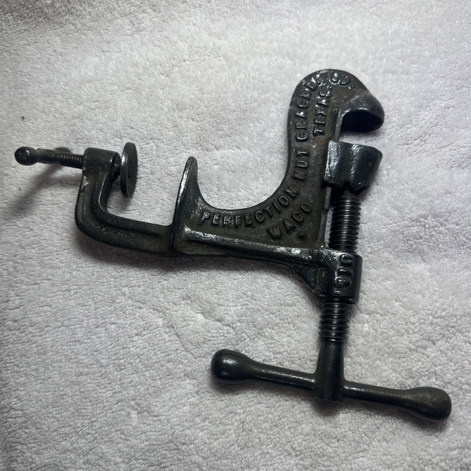 Vintage Perfection Nut Cracker Co Waco Texas Pat Nov. 17 1914 Cast Iron ...