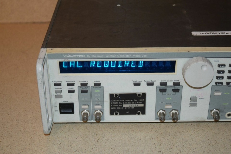 WAVETEK SYNTHESIZED FUNCTION GENERATOR MODEL 288 (CC) | eBay UK