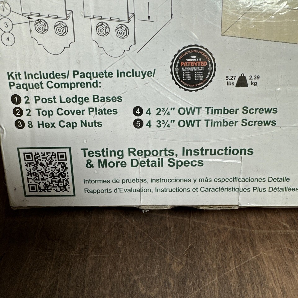 OZCO 54210 Laredo Sunset Owt-Lite 8-inch Post to Beam Steel Kit | eBay