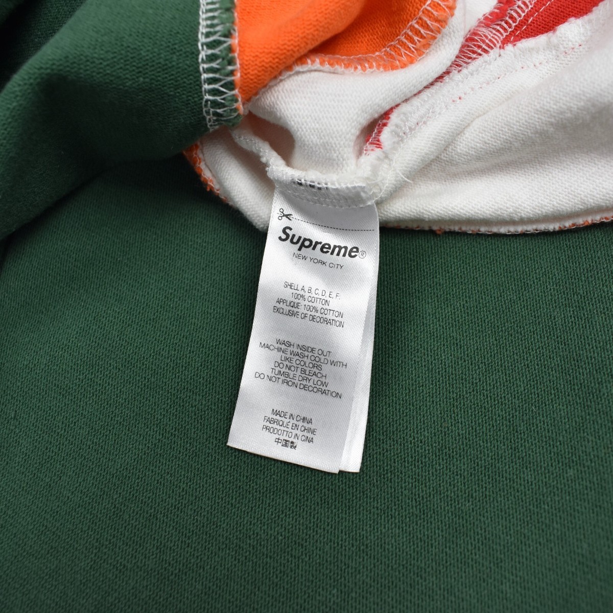 NWT Supreme Big Box Logo Paneled Rugby Shirt Polo Multicolor NWT Supreme Big Box Logo Paneled Rugby Shirt Polo Multicolor