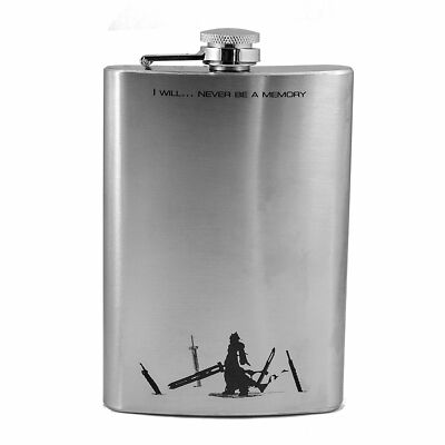 8oz I Will Never Be a Memory - Good - Stainless Steel Flask | eBay