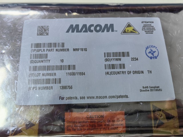 MACOM MRF151G Module RF Transistor for sale online | eBay