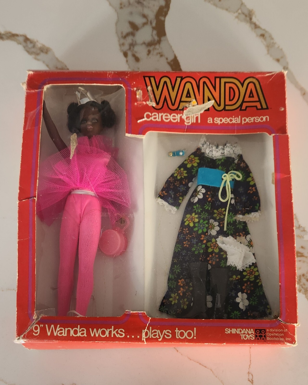 RARE Vintage 1972 Shindana Toys AA 9' Wanda | Grelly USA