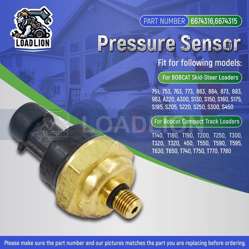 Oil Pressure Sensor Switch 6674315 6674316 For BOBCAT 751 753 763 773 ...