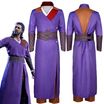 Game Baldur's Gate 3 Gale Cosplay Costume Adult Men Uniform Lining Coat ...