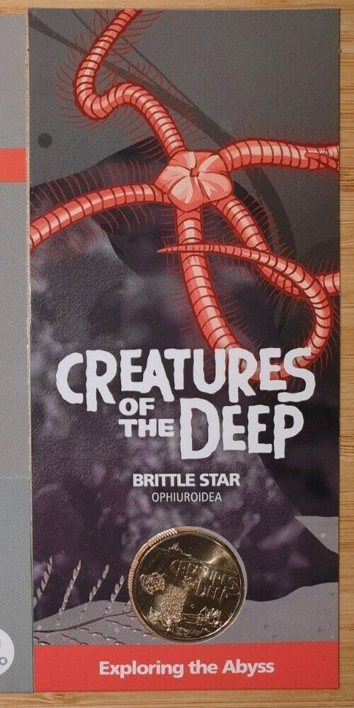 2023 Uncirculated $1 Coin " Creatures of the Deep " - Brittle Star " C ...