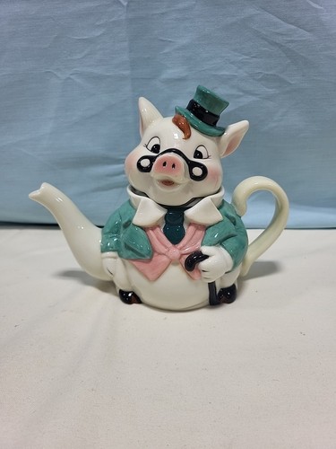 Dept 56 Cookies from the Cookie Jar Percival Pig Teapot #33123 Old ...