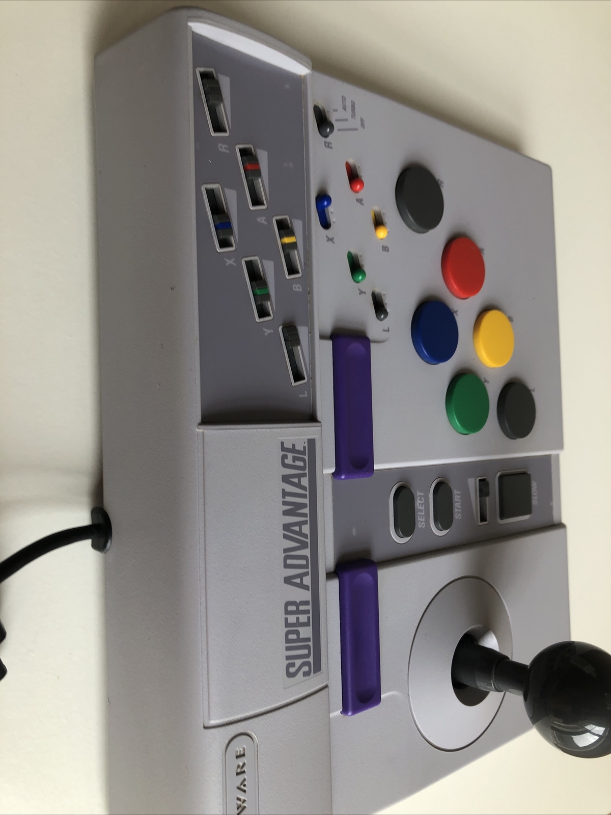 AsciiWare Ascii Super Advantage Joystick Controller Super Nintendo SNES ...