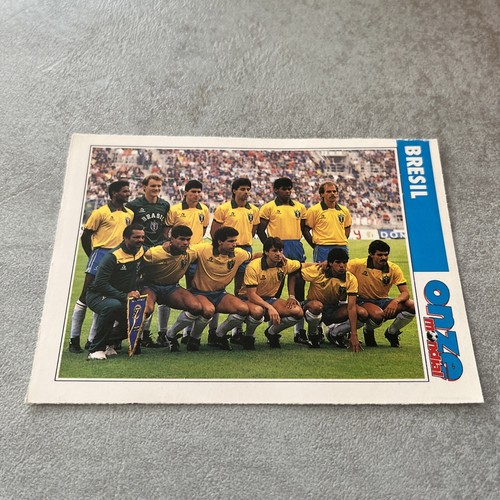 CARD BRASIL BRÉSIL 🇧🇷 ONZE MONDIAL ROMARIO CARECA BEBETO 1990’s ...