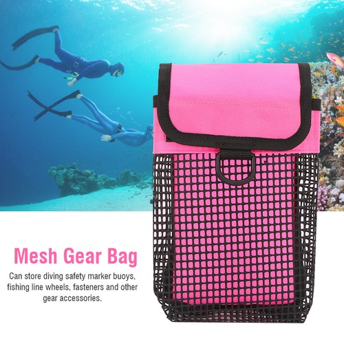 Portable Lightweight Diving Reel Mesh Gear Bag Underwater Snorkeling ...