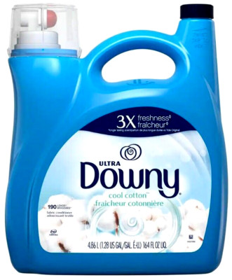Downy Ultra Concentrated Liquid Fabric Softener, Cool Cotton Scent ...
