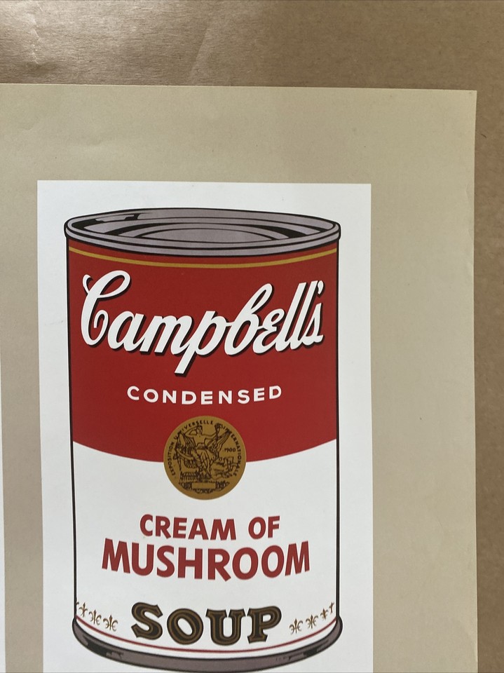 Andy Warhol Vintage Soup Cans Art Print Poster Campell’s 1968 | eBay