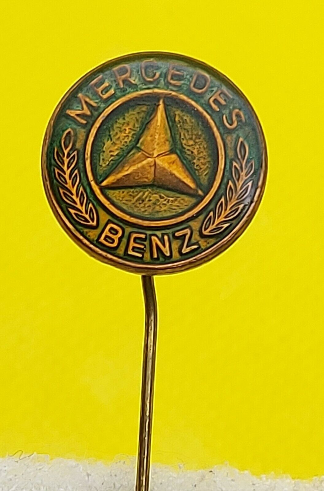 Mercedes - Benz - Germany Car Auto Automobile, Vintage Pin Badge, lapel ...