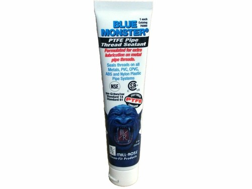 Blue Monster Pipe PTFE Thread Sealant - New 2 oz Squeeze tube ...