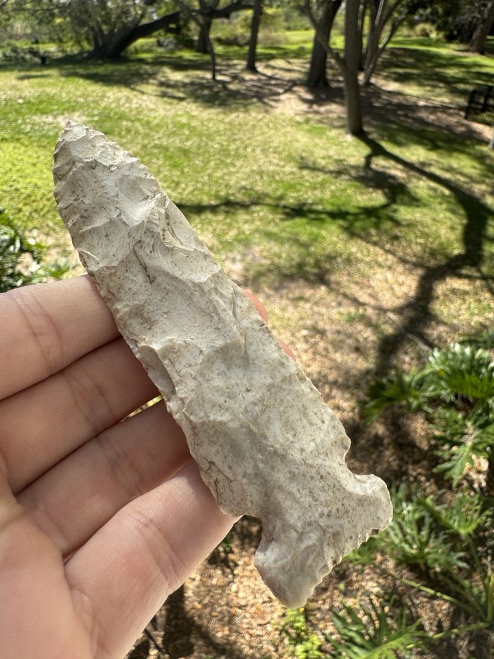 Large Side Notch Native American Arrowhead Blade Point Arrowhead | eBay