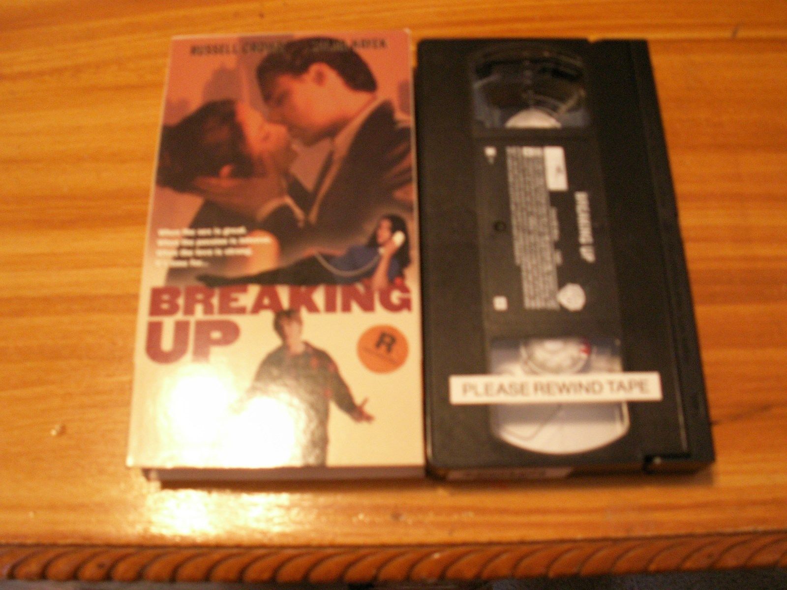 Breaking Up (1996) VHS hot sexy steamy romance Salma Hayek Russell ...