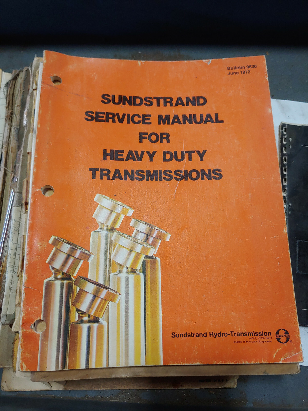 SUNDSTRAND SERVICE MANUAL FOR HEAVY DUTY TRANSMISSION BULLETIN 9630 | eBay