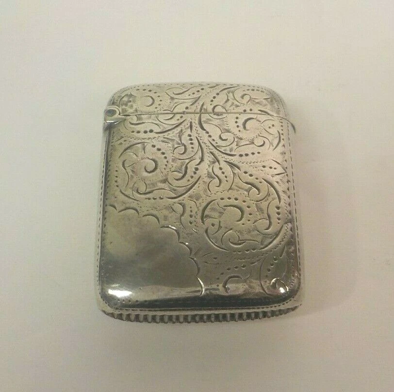 Silver Match Case