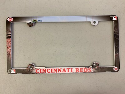 Cincinnati Reds Baseball MLB Plastic License Plate Frame Cover Car Tag ...