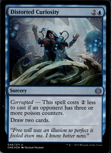 Distorted Curiosity In Foil! Magic the Gathering! MTG | eBay