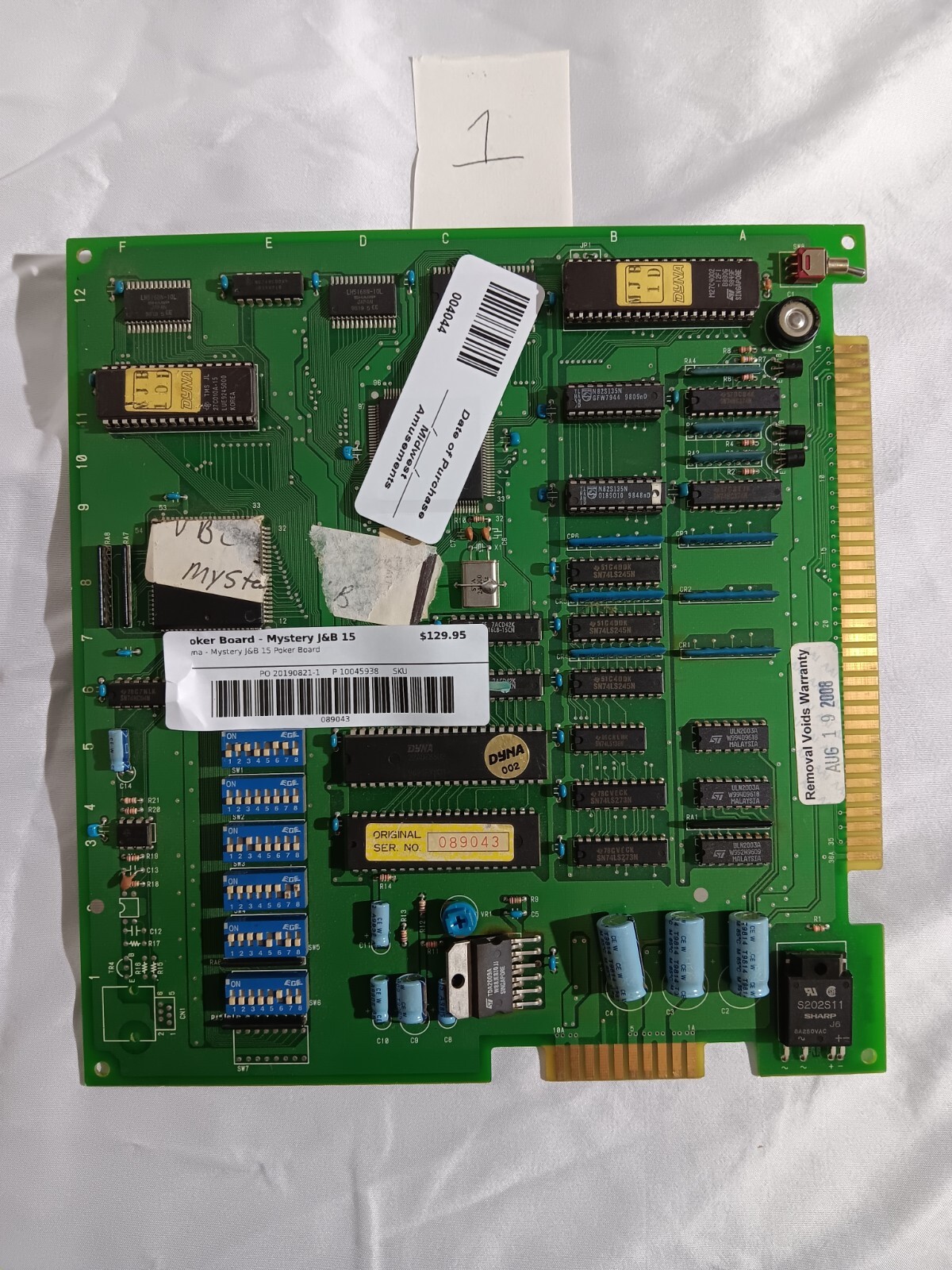 Slot Machine Igt Video Poker ?sound Mpu CPU PCB Board C42a-4 4th Of ...