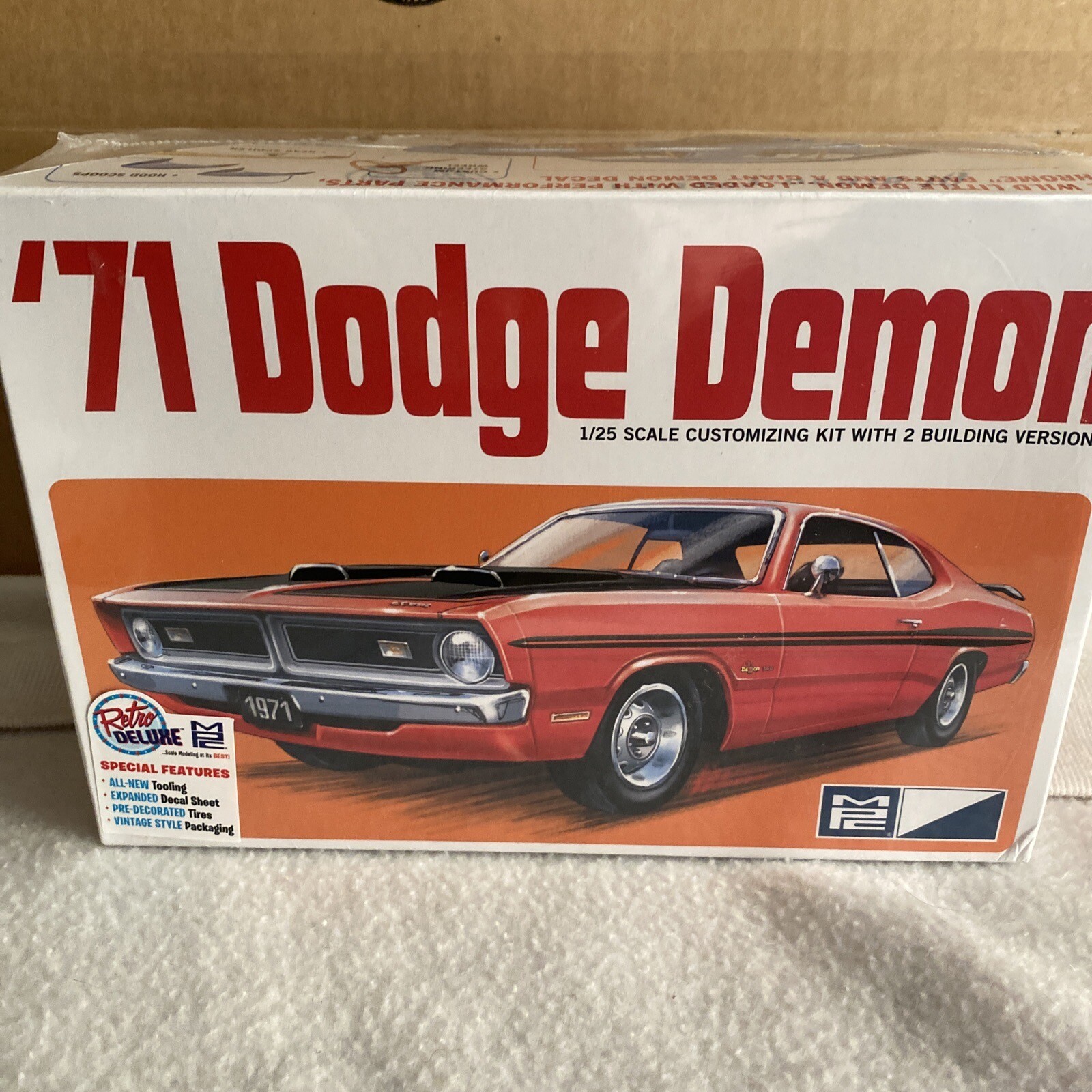 MPC 997 1971 Dodge Demon Model Kit 1:25 Scale. Factory Sealed. New ...