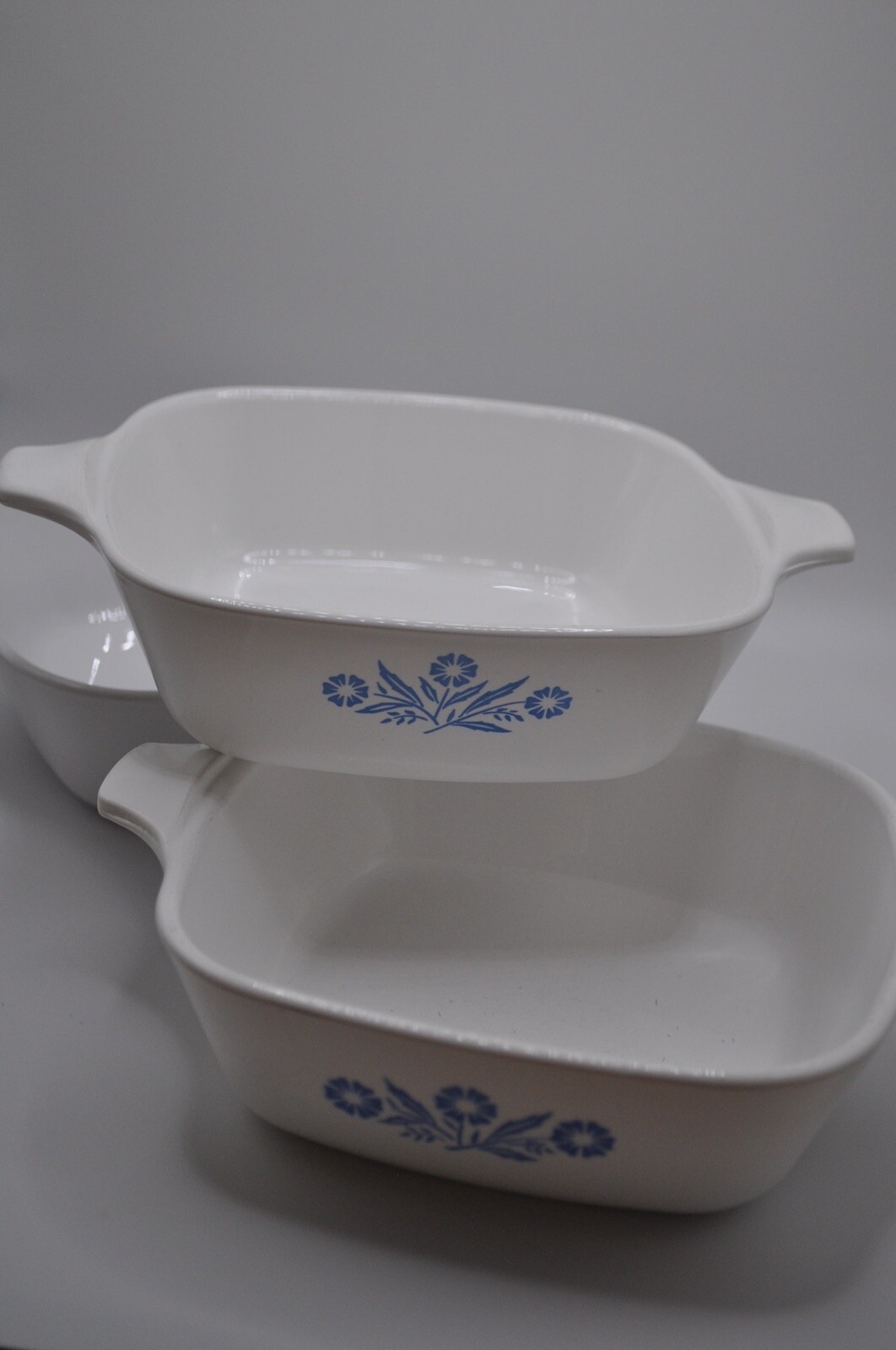 CORNING WARE Blue Cornflower PETITE PAN P-41-B 1 3/4 cup no lids 3 ...