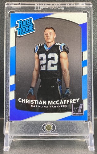 CHRISTIAN MCCAFFREY•PANTHERS 2017 Donruss RATED ROOKIE | eBay