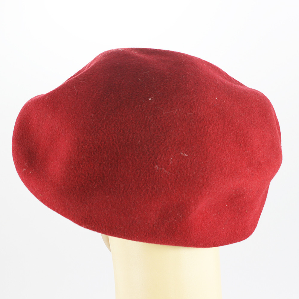 collectable retro old vintage rare antique Women's Ladies Red Hat Beret ...