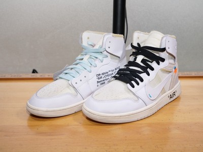 Jordan 1 Retro High Off-White Euro White (USED) / Size #9 887232653736 ...
