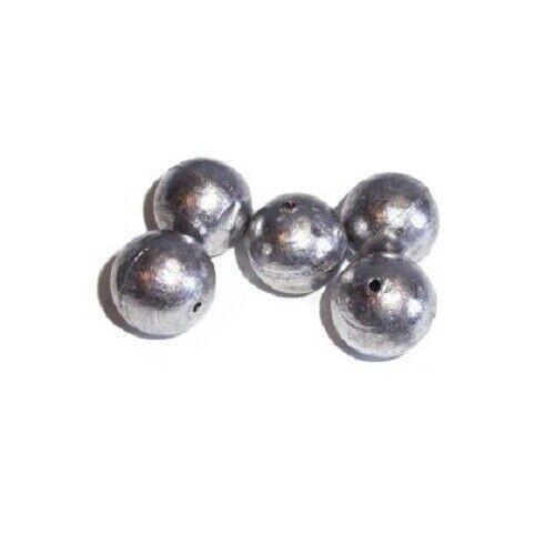 DRILLED ROUND BULLET LEAD WEIGHTS 1oz / 1.5oz / 2oz - PACK OF x 5 | eBay