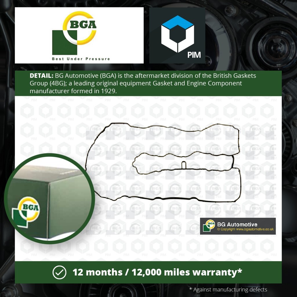Rocker+Cover+Gasket+Fits+BMW+116+E87+2.0+09+to+11+N43b20a+BGA+ ...