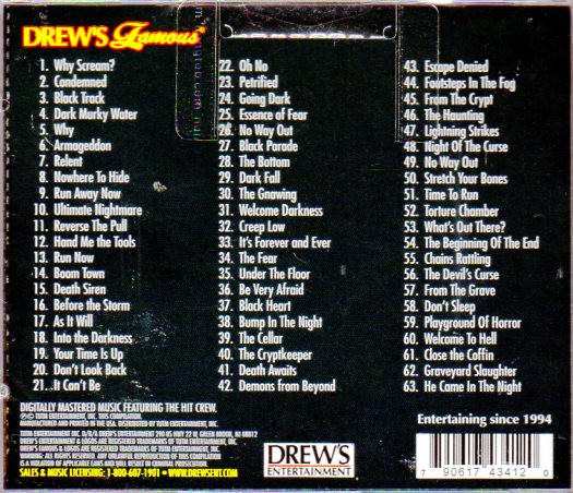 Drew's Famous 63 SOUNDS FROM BEYOND THE GRAVE HALLOWEEN HORROR SOUND ...