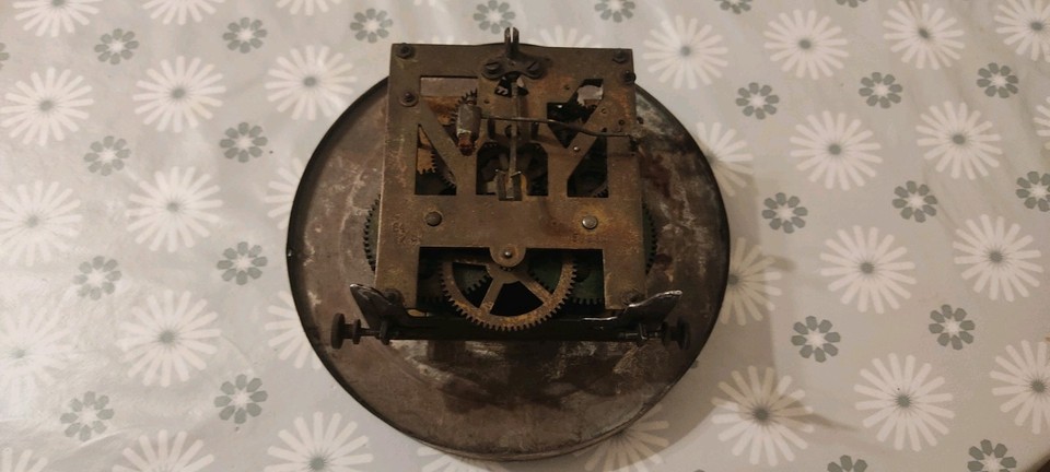 Antique Vintage Mauthe Horse Crown Clock Movement Spares Or Repair ...