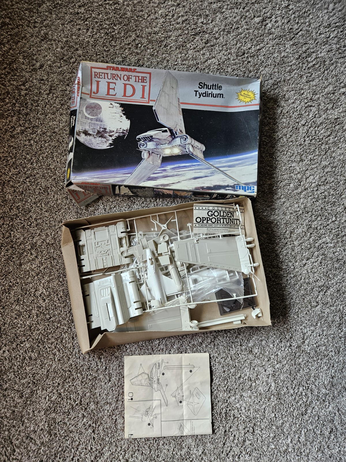 Star Wars Return of The Jedi MPC ERTL Shuttle Tydirium Model Kit 8733 ...