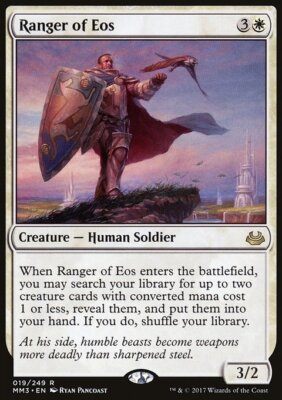 MTG Magic the Gathering Ranger of Eos (19/270) Modern Masters 2017 LP ...
