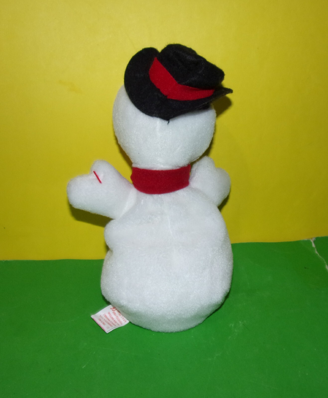 Original 1996 TY Beanie Babies Snowball the Snowman Bean Plush Toy w ...