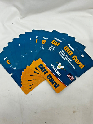 10 Valero Reloadable Gift Cards Magnetic Stripe [ZERO VALUE] Gift cards ...