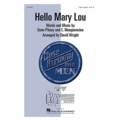 Hal Leonard Hello Mary Lou VoiceTrax CD by Ricky Nelson | eBay