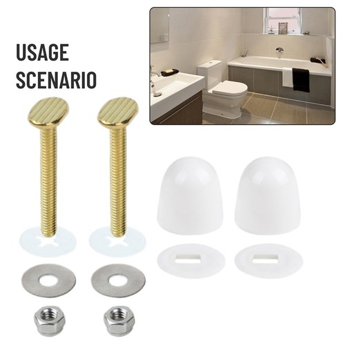 Easy Installation Stainless Steel Toilet Bolt Kit with Secure ...