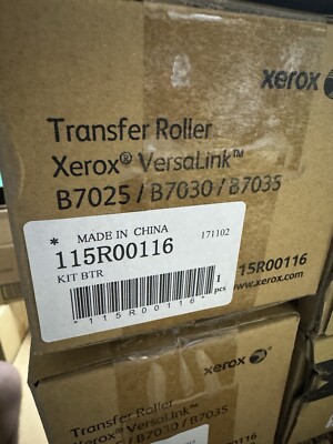Genuine Sealed Xerox 115R00116 TransferRoller VersaLink B7025 B7030 ...
