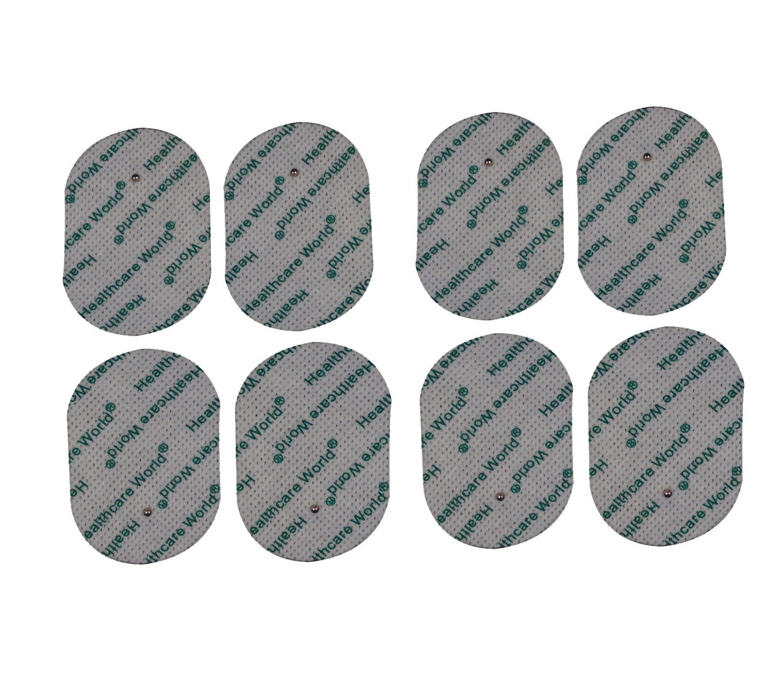 MULTI LISTING OVAL TENS ELECTRODE STUD PADS REUSABLE FOR TENS MACHINES ...