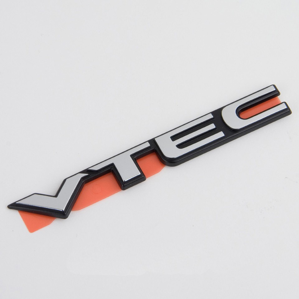 Honda VTEC SIDE EMBLEM BADGE CIVIC VTEC GENUINE OEM NEW 75725-S04-T00 ...