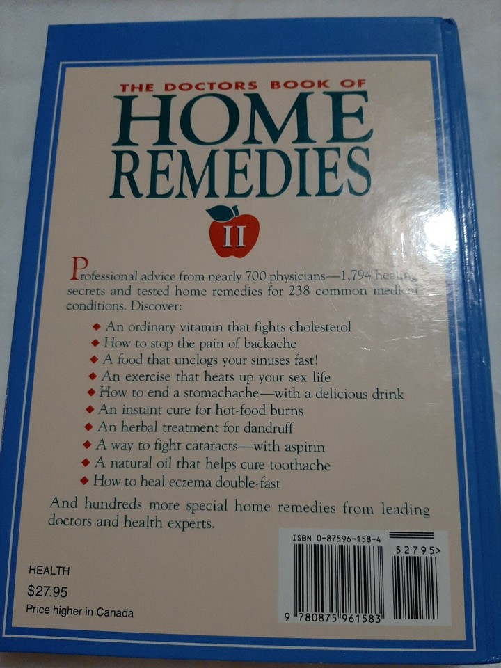 The Doctors' Book of Home Remedies II : Over 1,000 New Doctor-Tested ...
