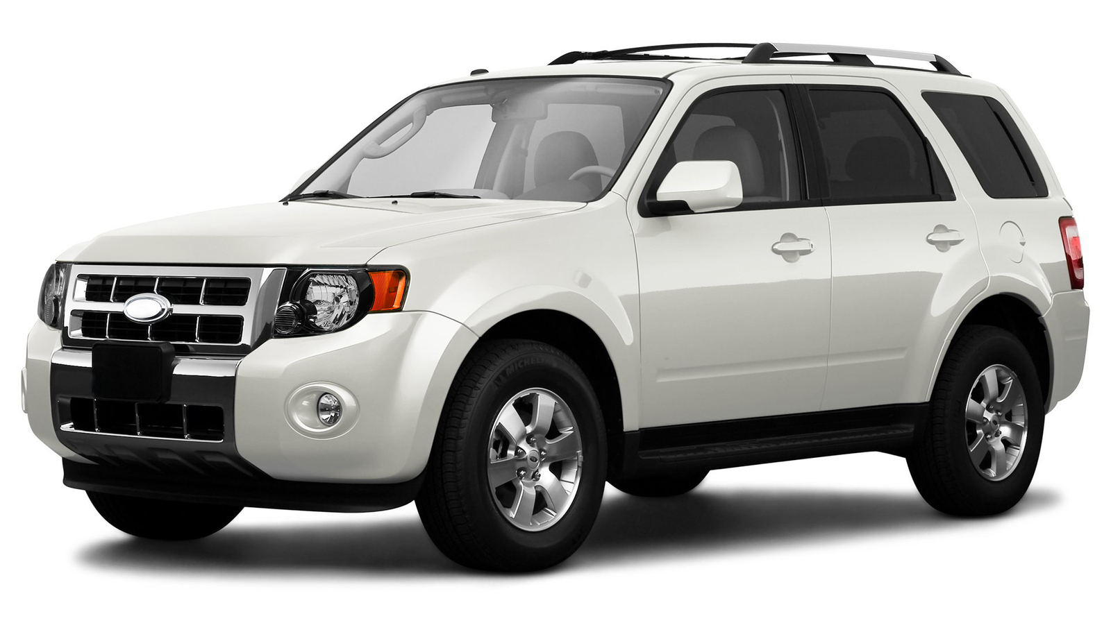 2PCS Front Black Housing Headlights Assembly For 2008-2012 Ford Escape ...