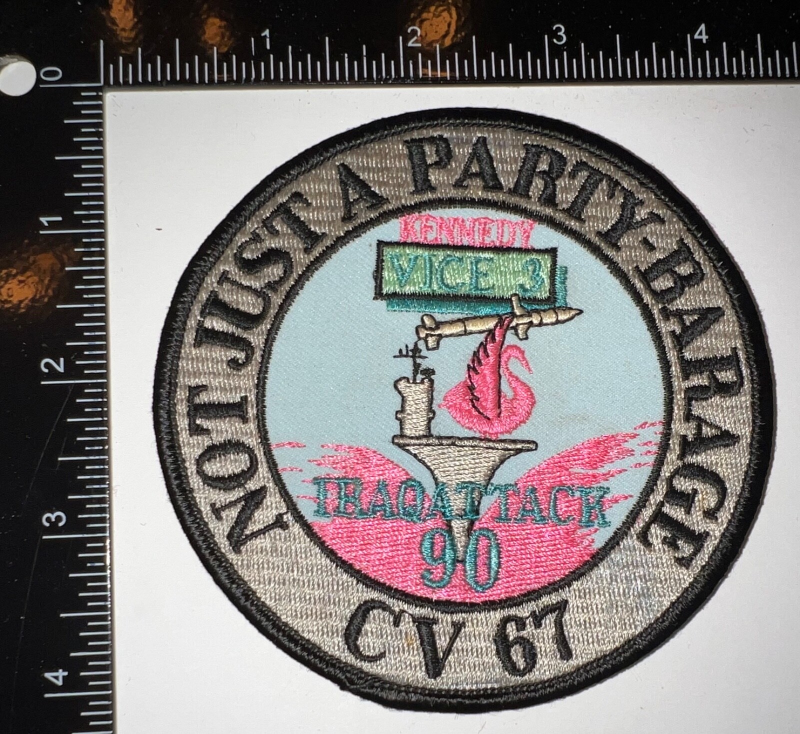 Cold War USN US Navy USS JFK John Kennedy CV-67 Patch | eBay