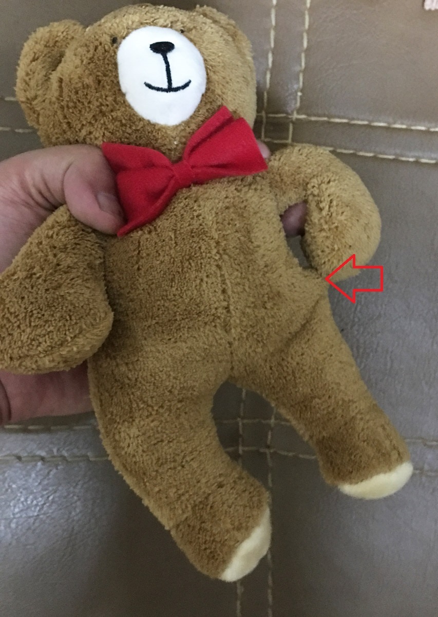 Custom Made Plush Bear For 1/6 Scale Terminator T800 Guardian Costume ...