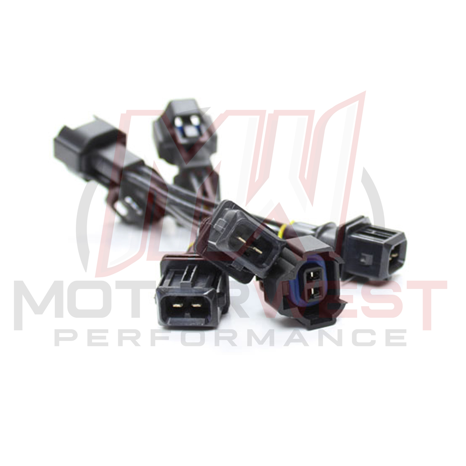 4-Denso Female to EV1 Male Fuel Injector Connector Electrical Plug Clip ...